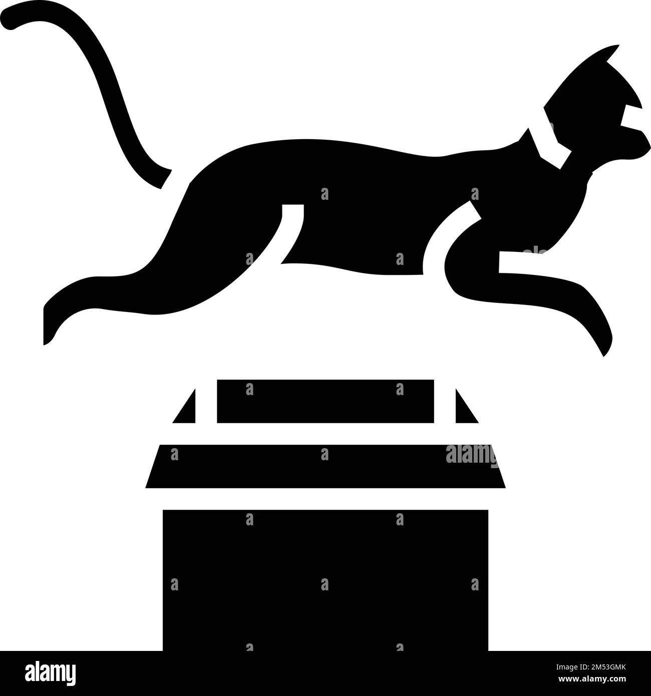 above preposition english glyph icon vector illustration Stock Vector ...