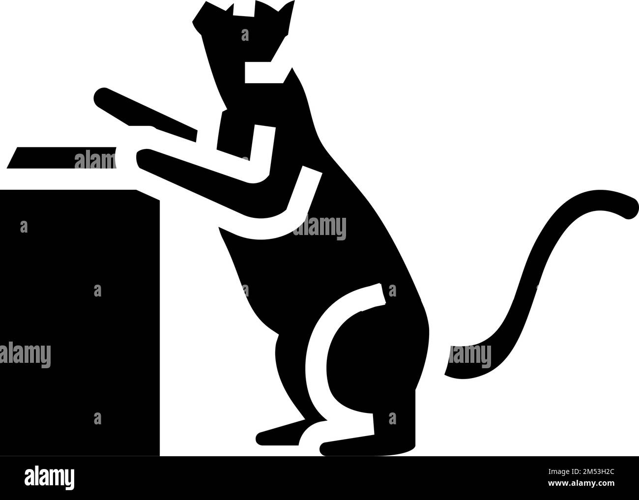 against preposition english glyph icon vector illustration Stock Vector ...