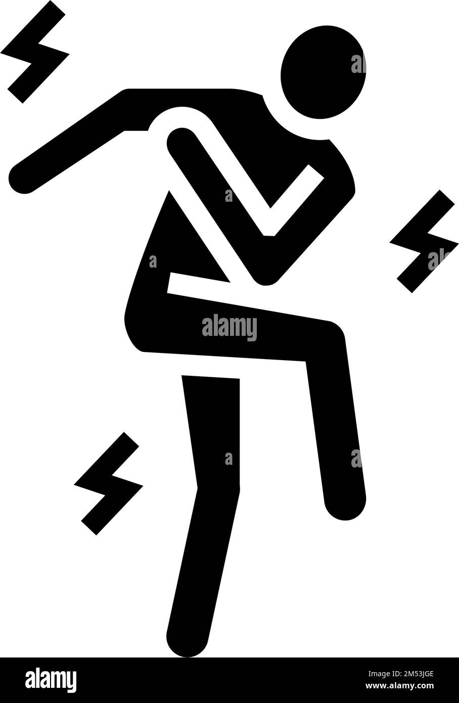 energy people silhouette glyph icon vector illustration Stock Vector ...