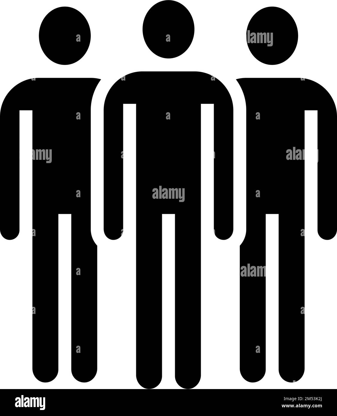group people silhouette glyph icon vector illustration Stock Vector ...