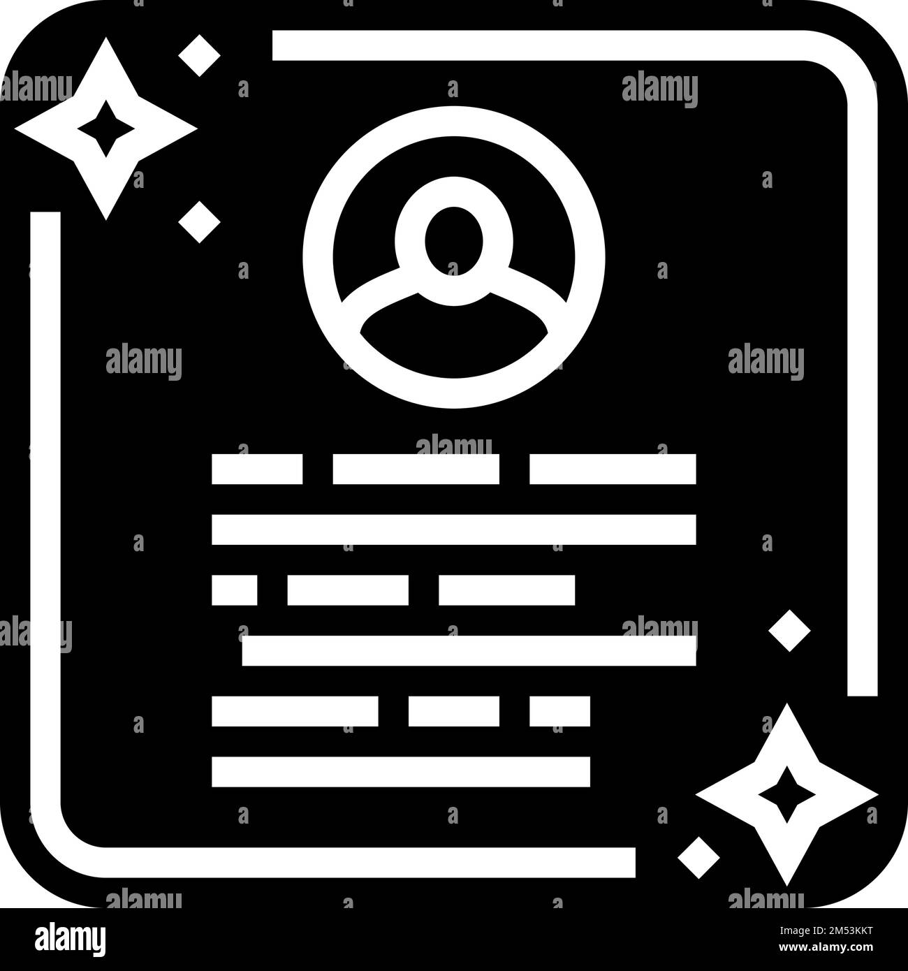 quotation customer testimonial glyph icon vector illustration Stock ...