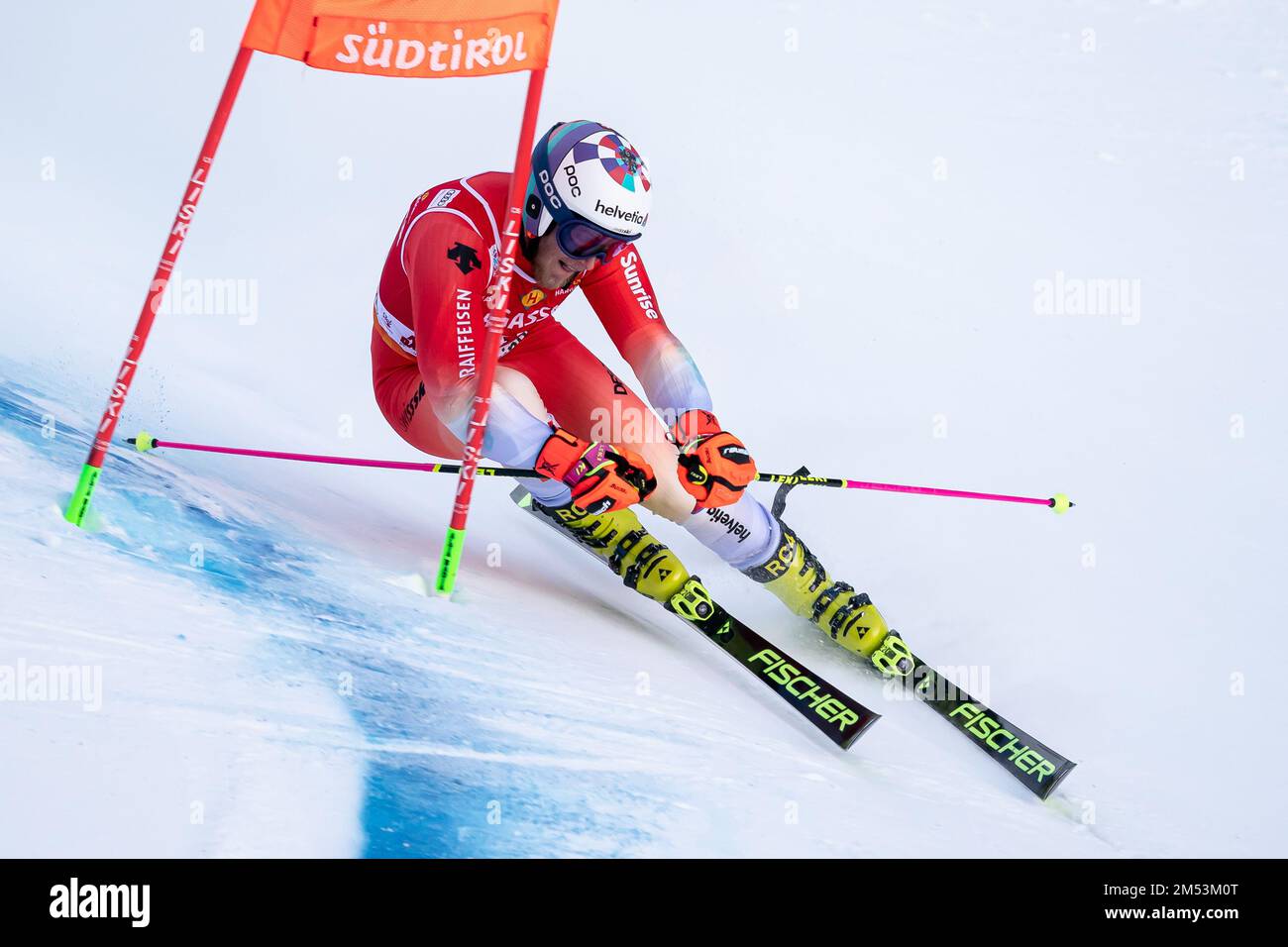 Alta Badia, Italy 18 December 2022. JANUTIN Fadri (Sui) competing in ...
