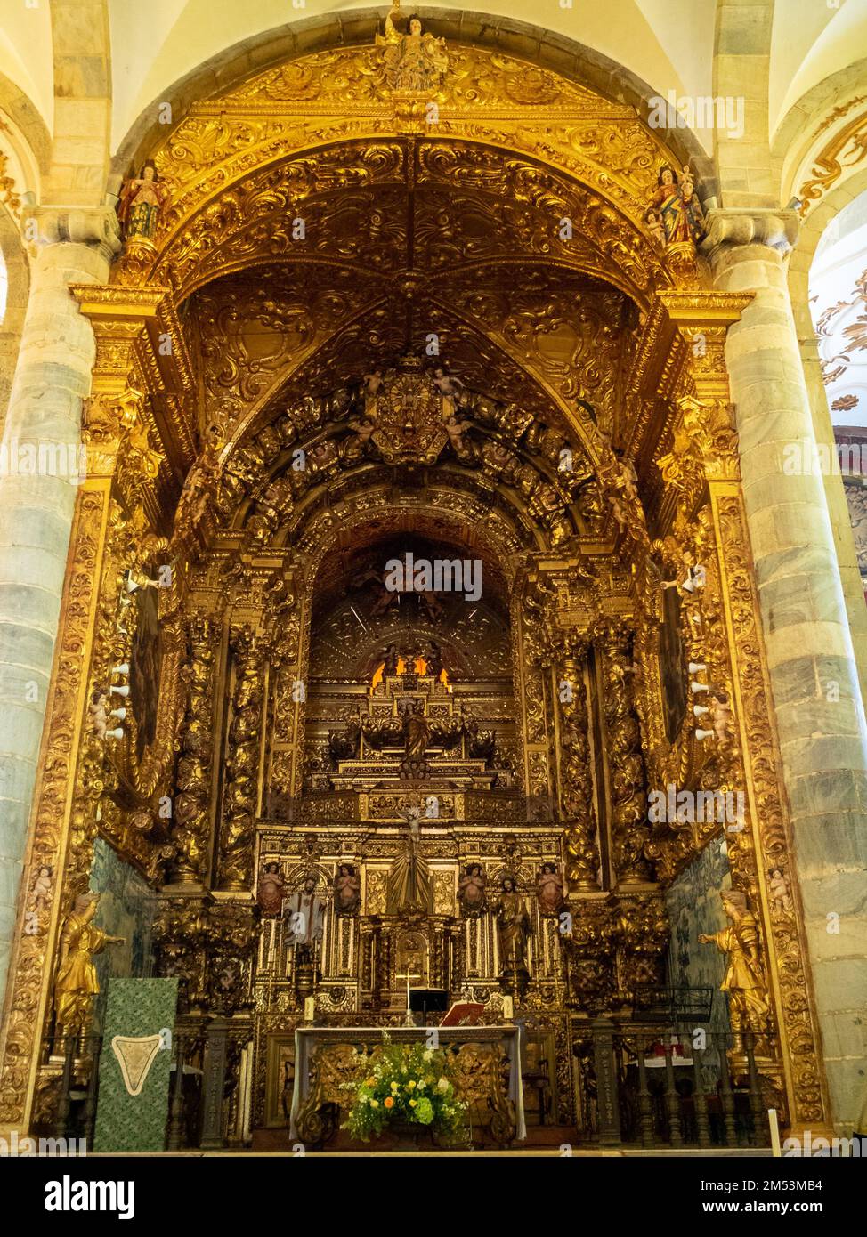 High altar in baroque church hi-res stock photography and images - Alamy