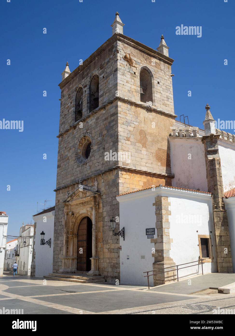 Santa Maria Madalena Church, Olivenza Stock Photo - Alamy