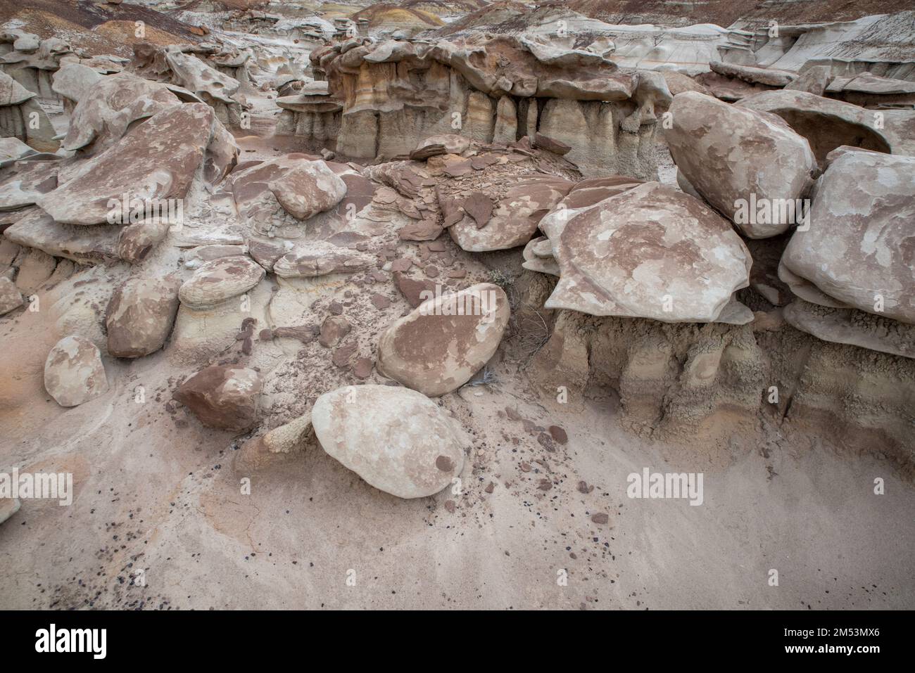 Photograph of the Bisti/De-Na-Zin Wilderness Area, a beautiful site of ...