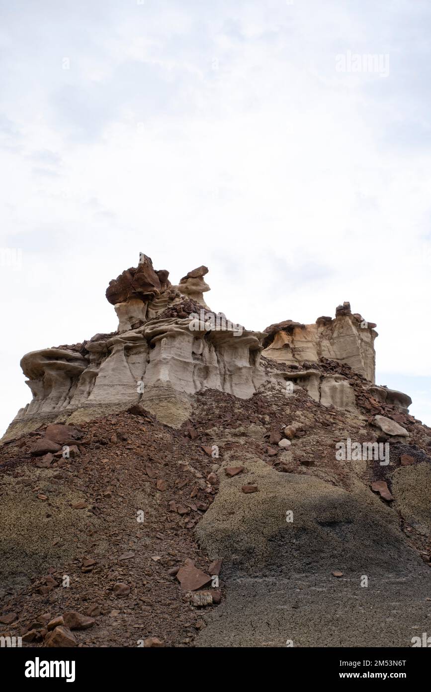 Photograph of the Bisti/De-Na-Zin Wilderness Area, a beautiful site of ...