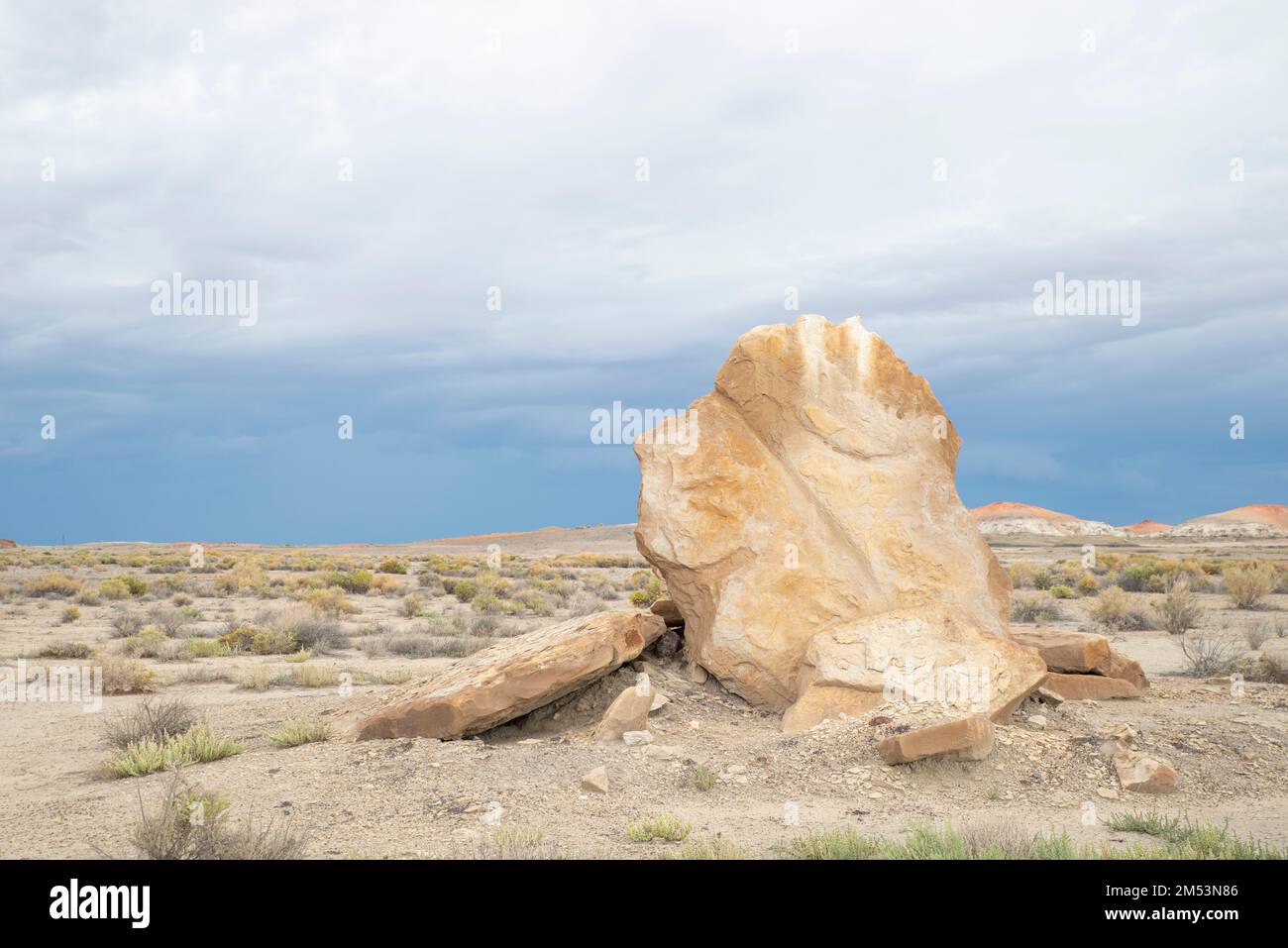 Photograph of the Bisti/De-Na-Zin Wilderness Area, a beautiful site of ...