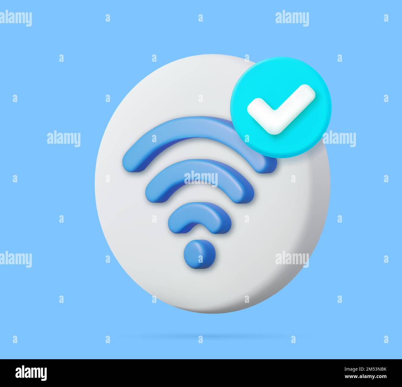 3d wireless connection Stock Vector Image & Art - Alamy