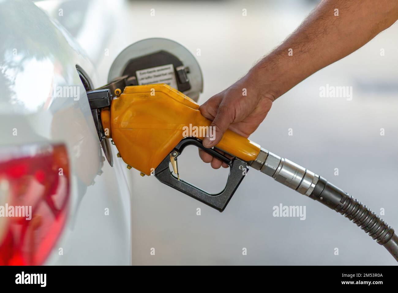 Petrol pump worker hi-res stock photography and images - Alamy
