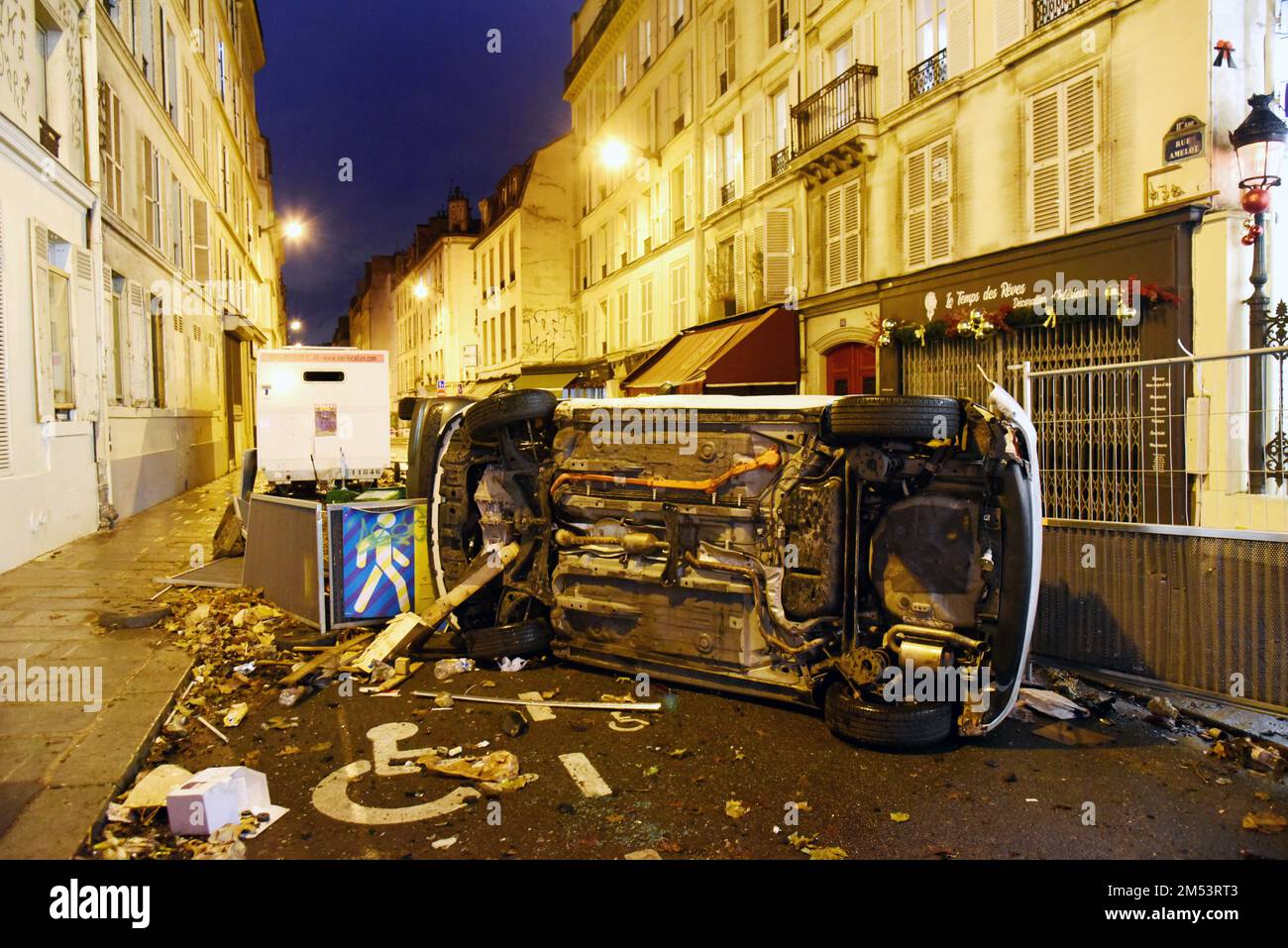 Clashes during protests over deadly attack on Kurds in Paris, France on ...