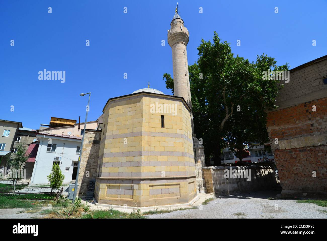 Historical Himmet Baba Mosque and Tomb - Elbistan - TURKEY Stock Photo ...