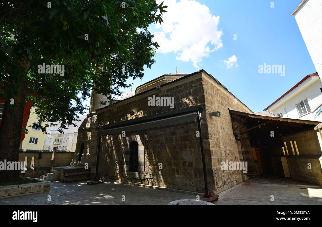 Historical Himmet Baba Mosque and Tomb - Elbistan - TURKEY Stock Photo ...