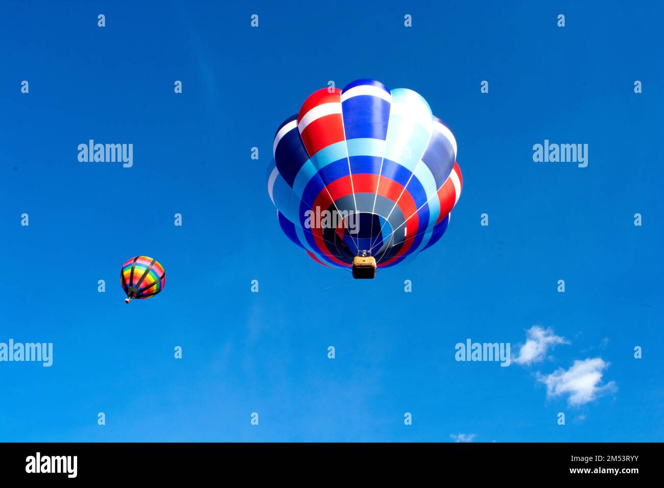 Flying balloons on beautiful nature hi-res stock photography and images ...