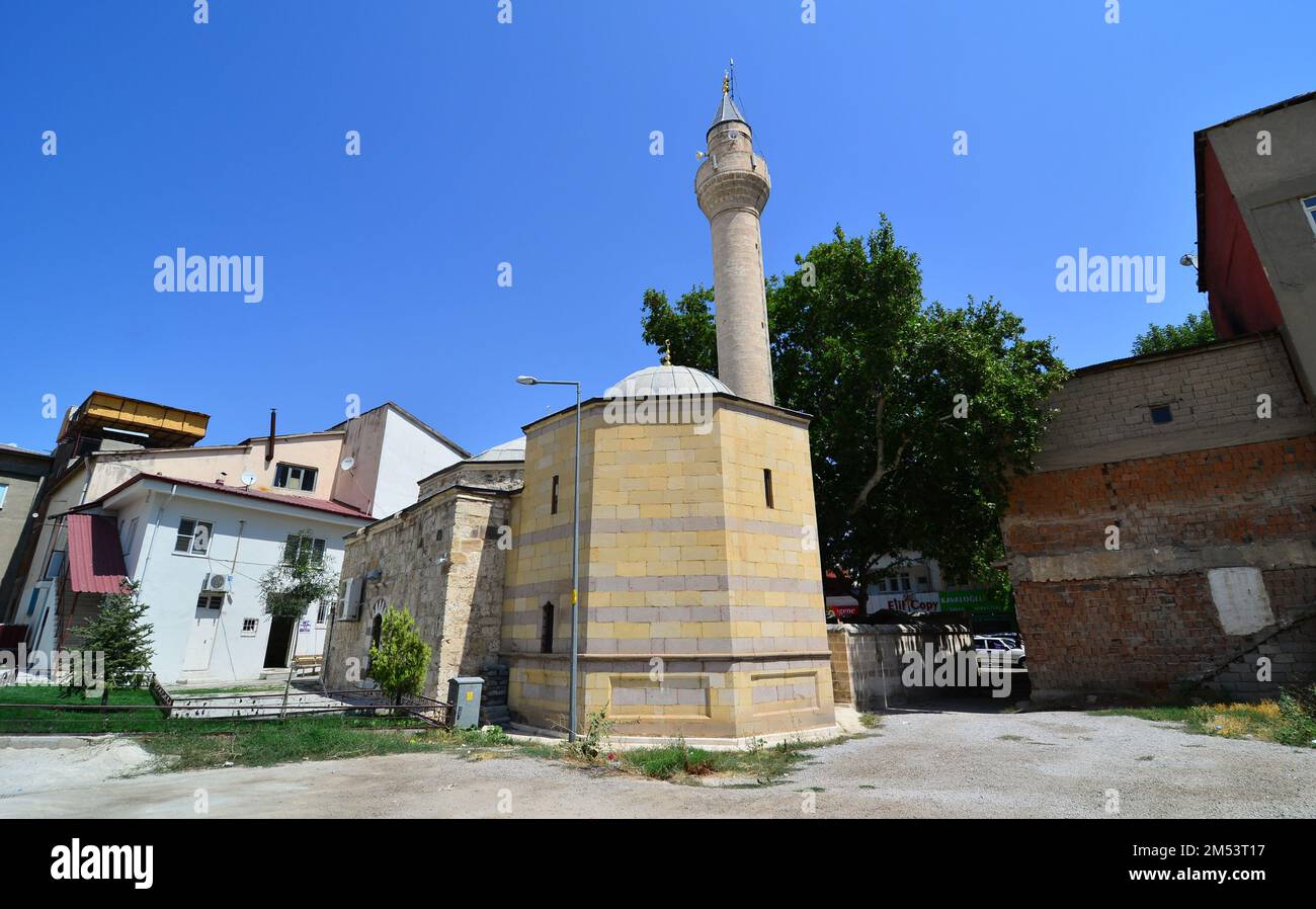 Historical Himmet Baba Mosque and Tomb - Elbistan - TURKEY Stock Photo ...