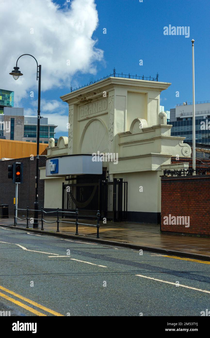Granada TV studios. Quay Street, Manchester Stock Photo - Alamy