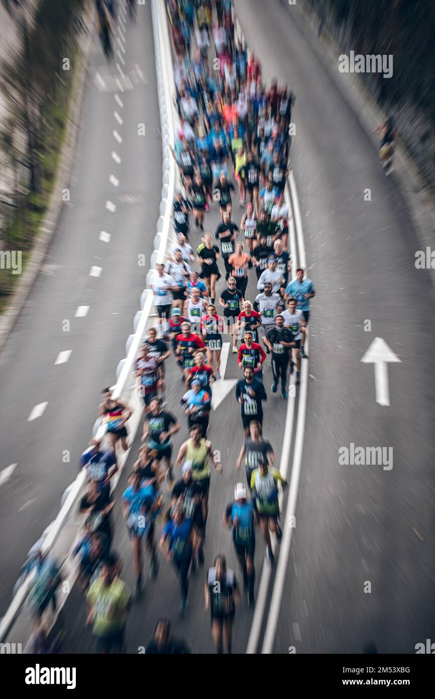 Runner zooming hi-res stock photography and images - Alamy