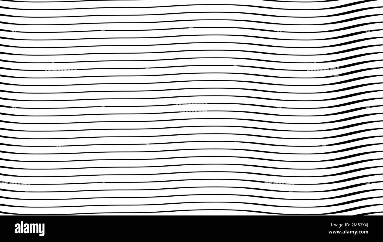 Creative optical geometric art, effect curved line abstract shape ...