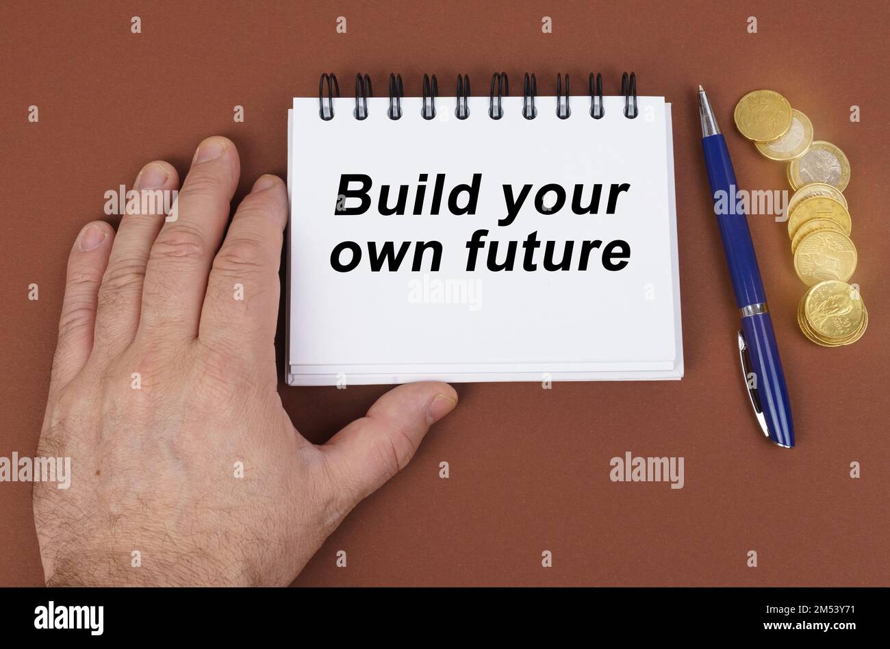 Build your own future text on brown envelope Stock Photo - Alamy Build your own future text on brown envelope Stock Photo - Alamy