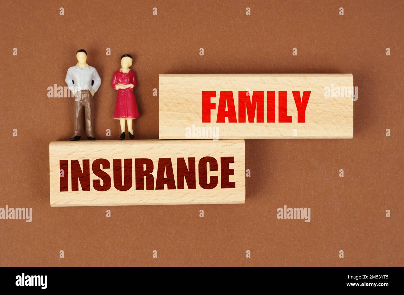 Business and people concept. On wooden blocks with the inscription ...