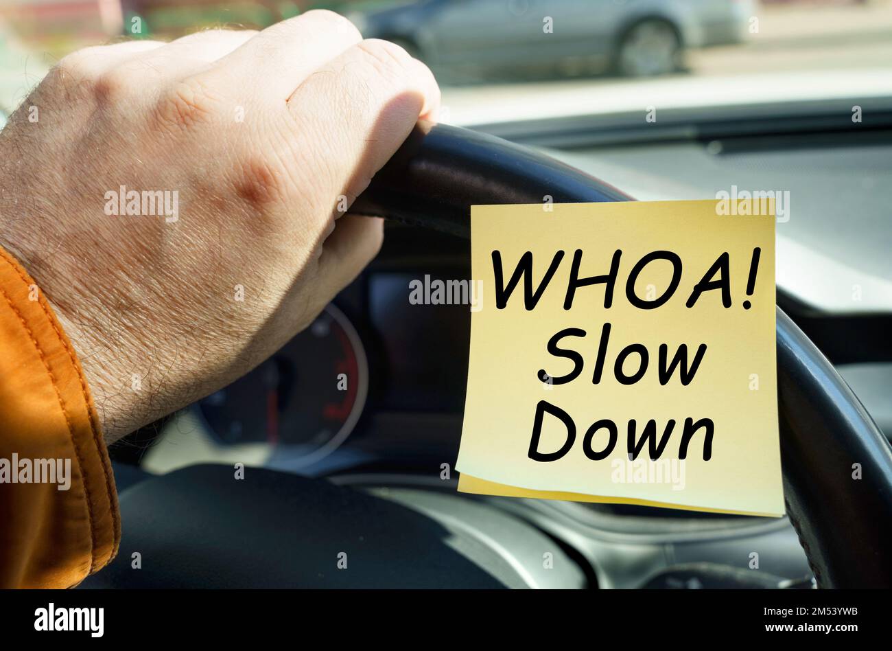 Whoa slow down hi-res stock photography and images - Alamy