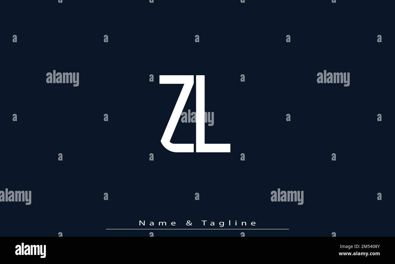 Alphabet letters Initials Monogram logo ZL , LZ Stock Vector Image & Art - Alamy