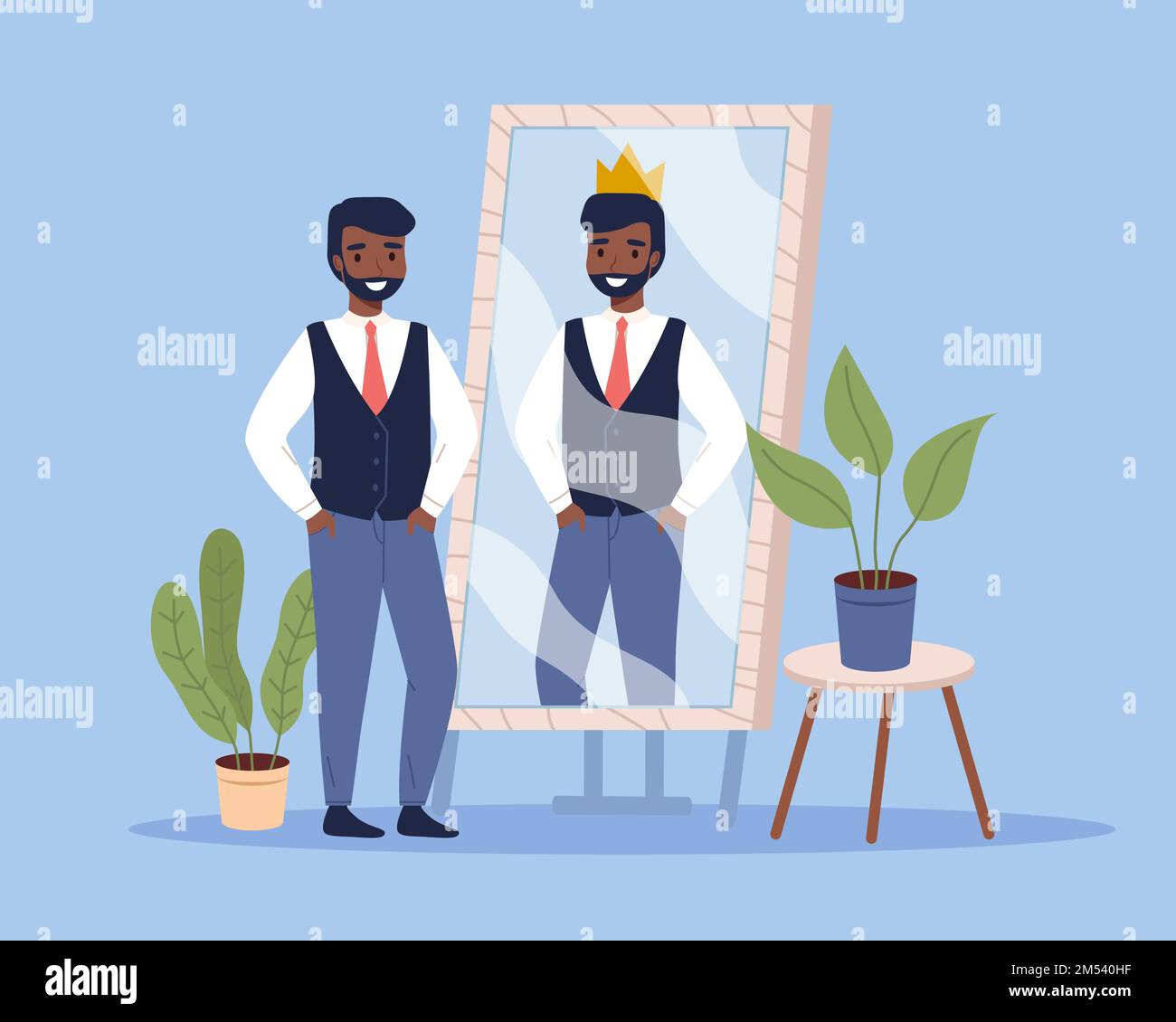 Narcissist man, human behavior in self love, confidence egocentric ...