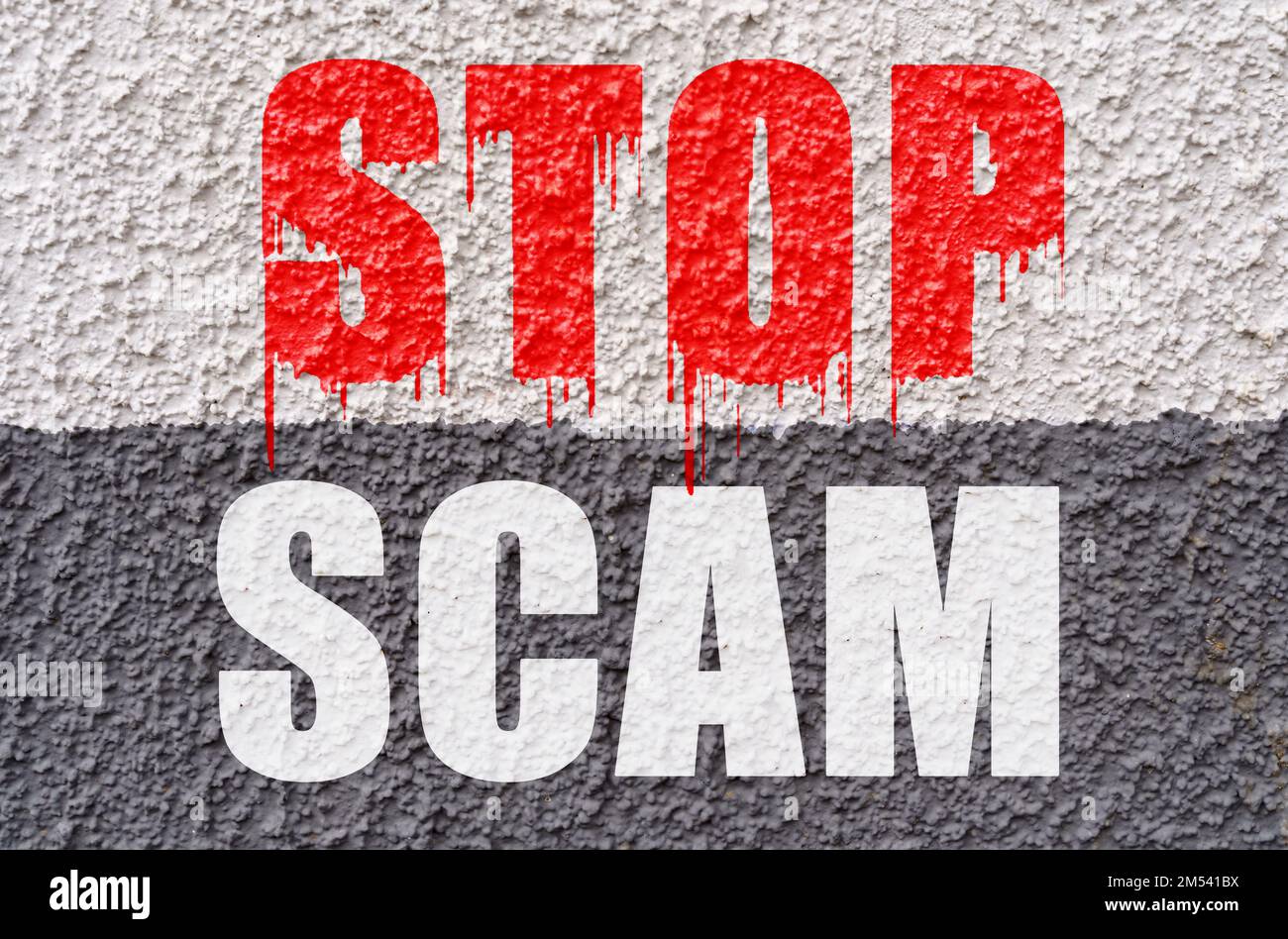 Business concept. On the white-gray surface of the wall is the ...