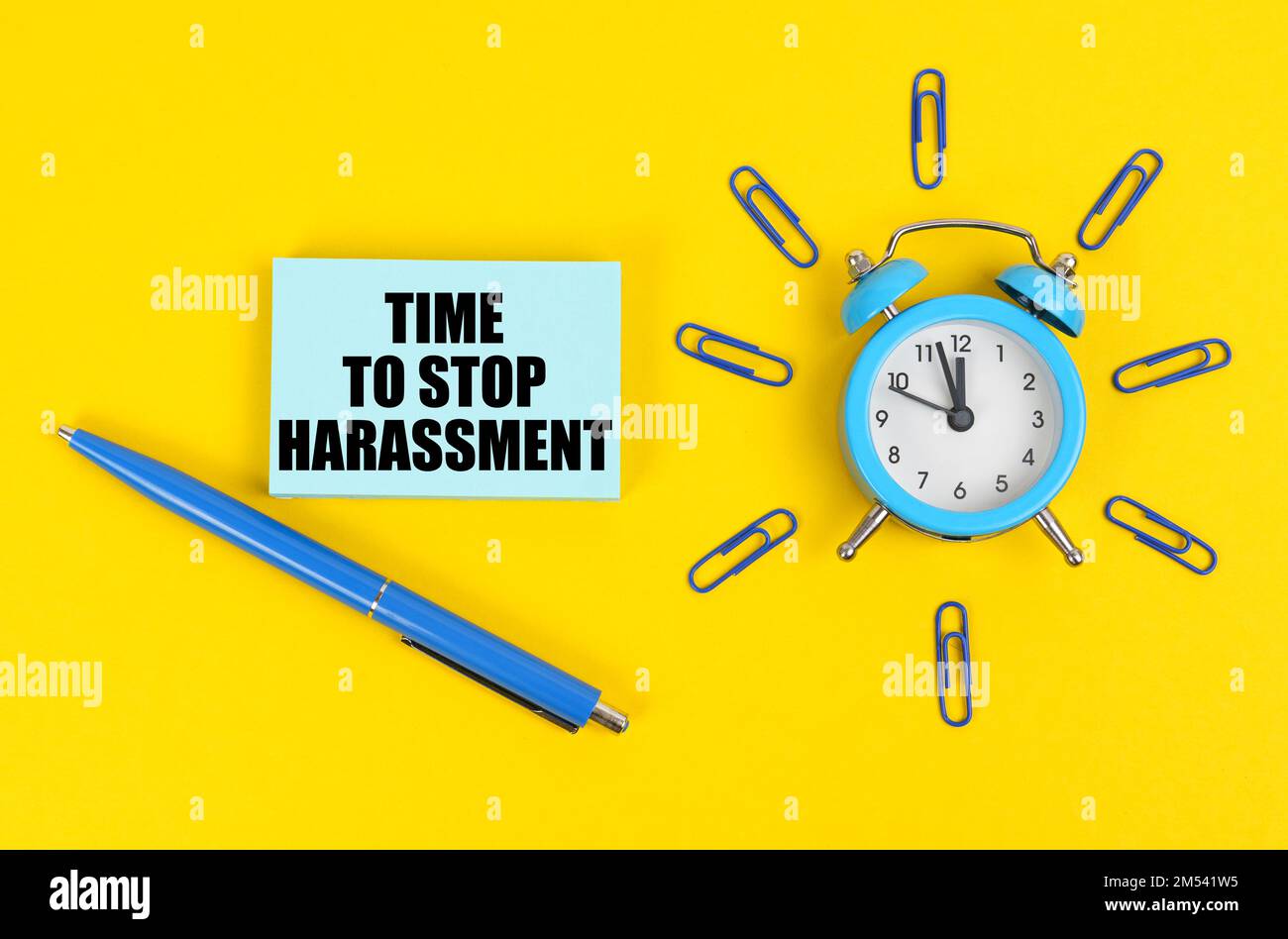 Time to stop harassment hi-res stock photography and images - Alamy