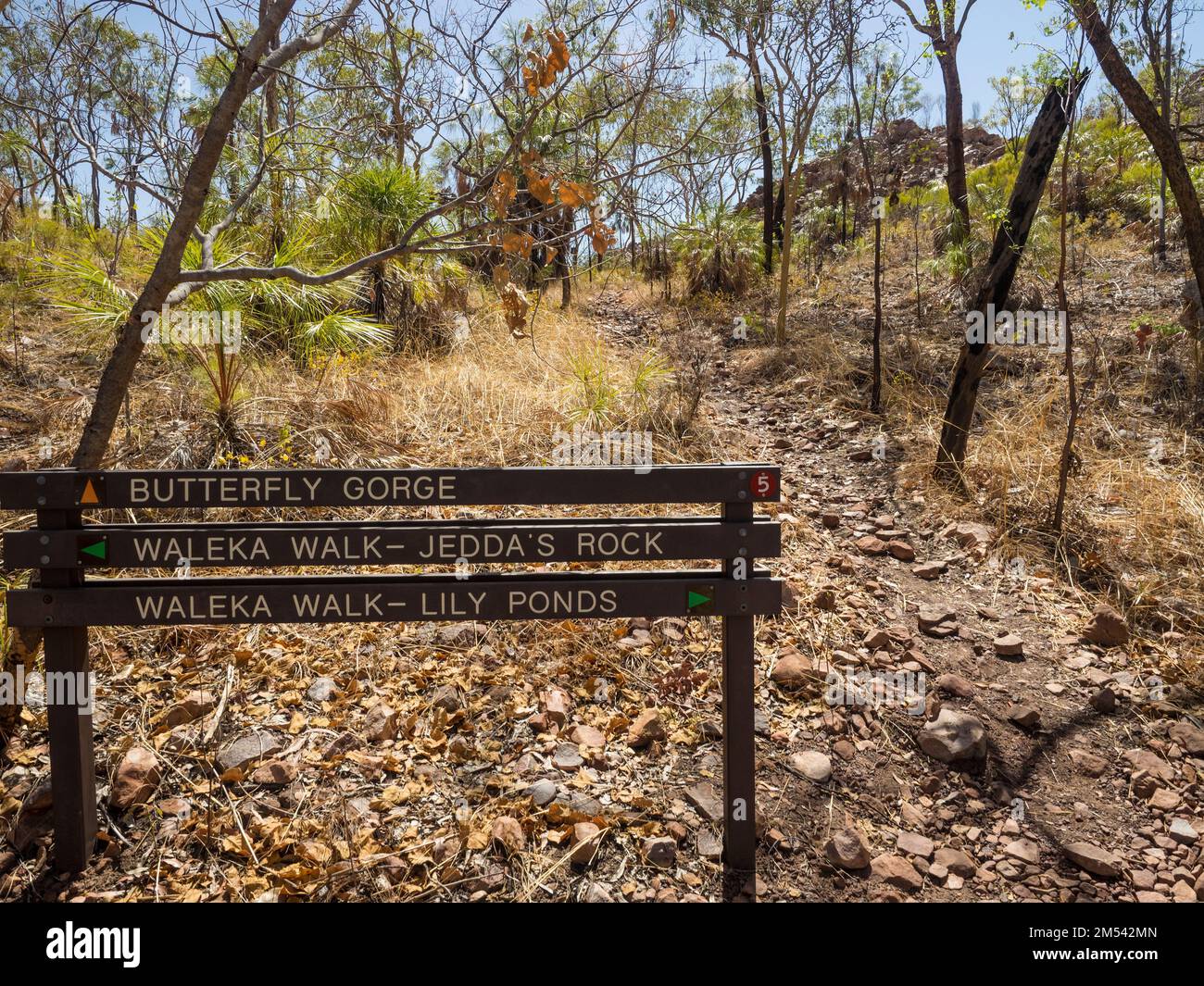Track junction to Butterfly Gorge, Southern Walks, Katherine Gorge, Nitmiluk National Park ...