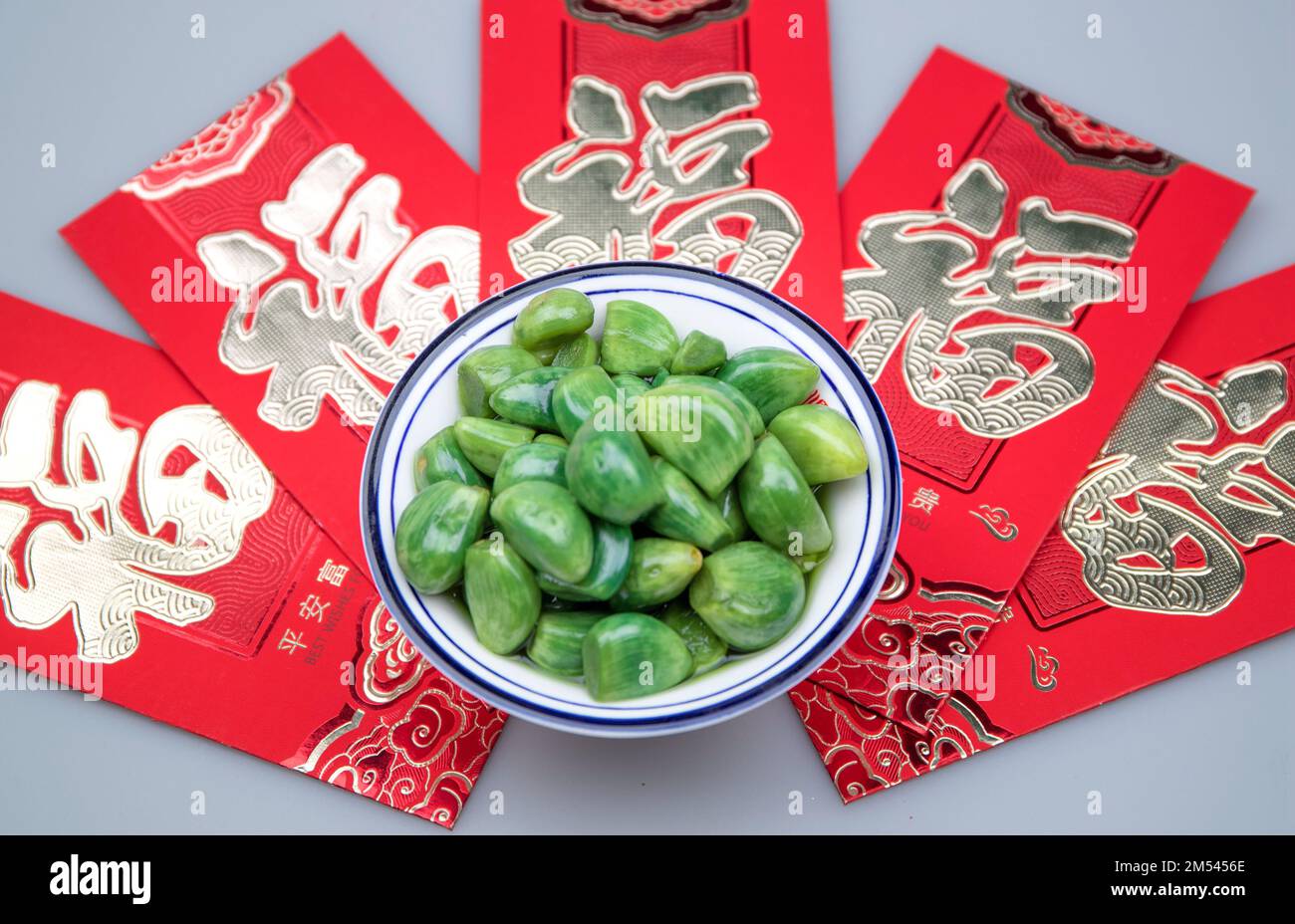 BINZHOU, CHINA - DECEMBER 25, 2022 - Laba garlic is seen in Binzhou ...