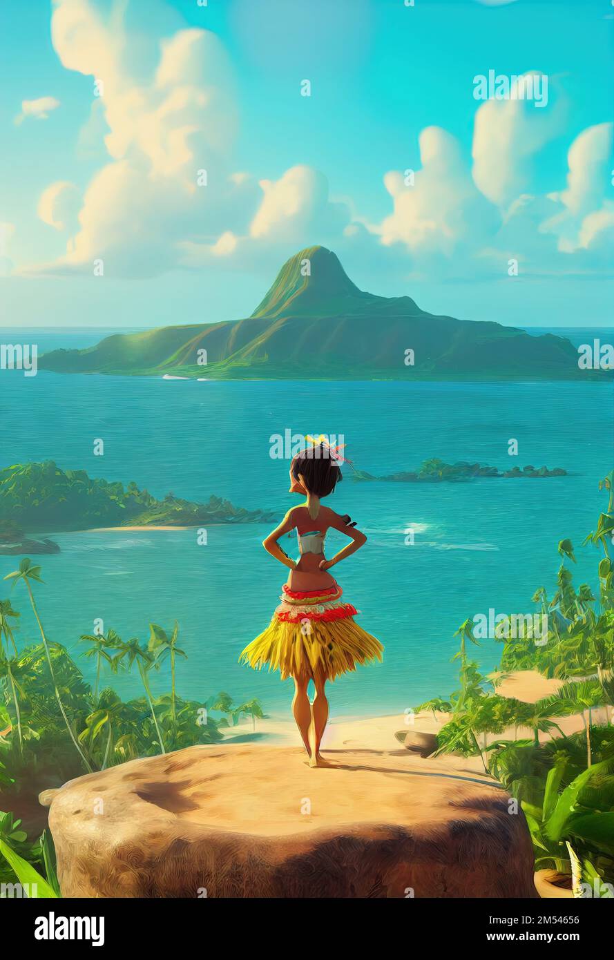 Hula girl hi-res stock photography and images - Alamy