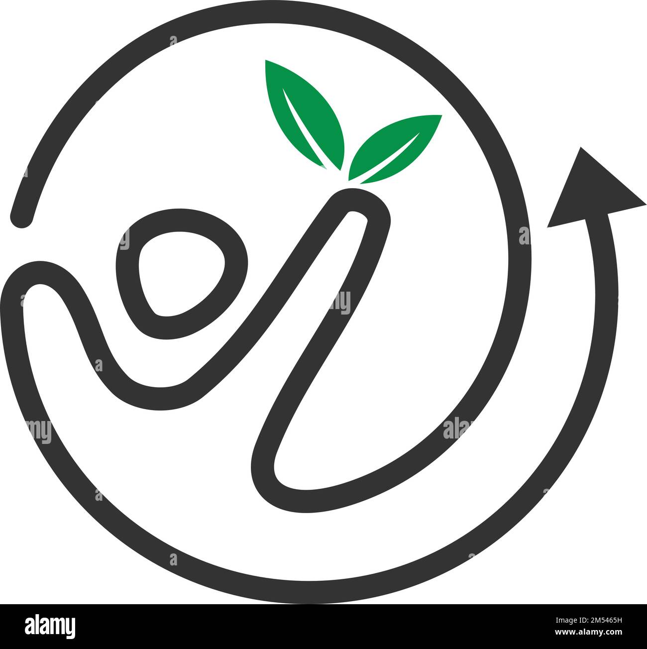 Grow Logo Design Template Icon Illustration Brand Identity vector Stock ...