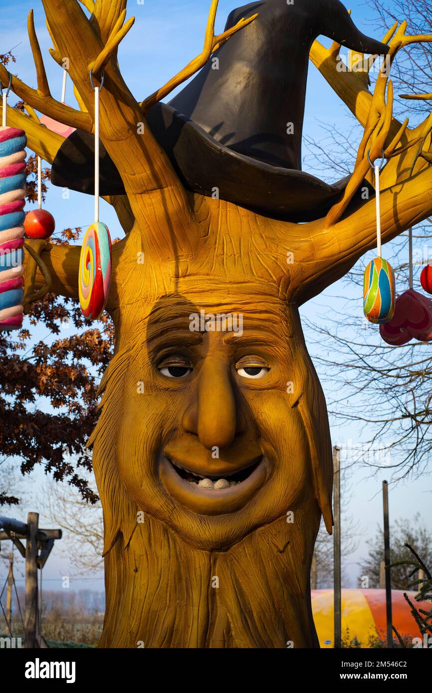 Fantastic fairy tale tree, Full frame Stock Photo - Alamy