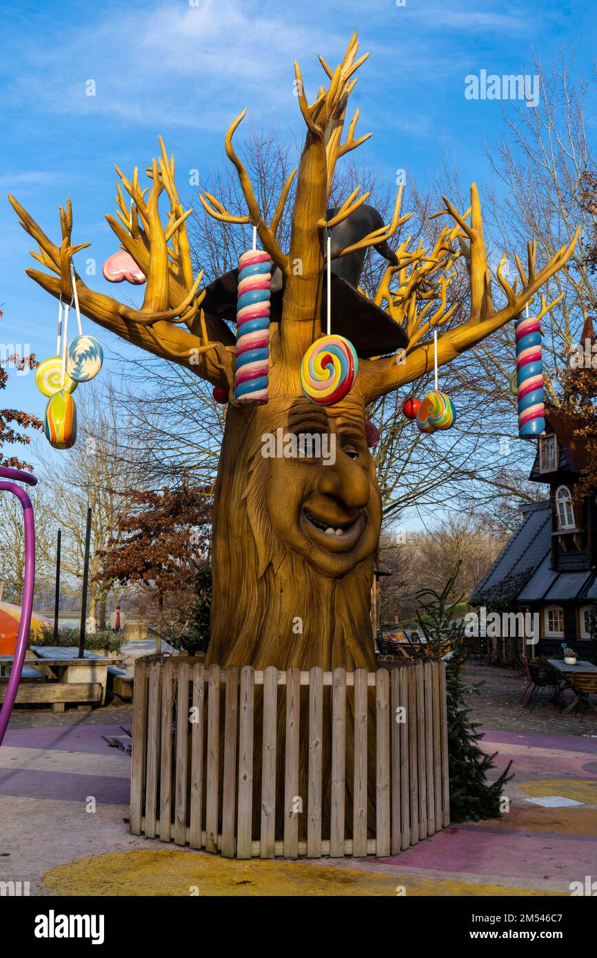 Fantastic fairy tale tree, Full frame Stock Photo - Alamy