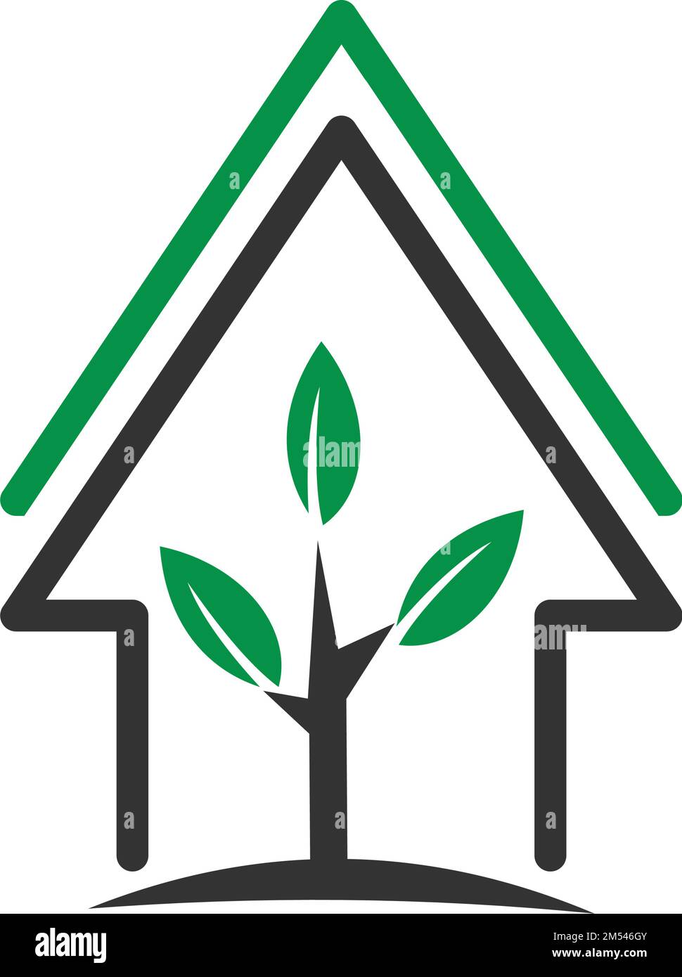 Grow Logo Design Template Icon Illustration Brand Identity vector Stock ...