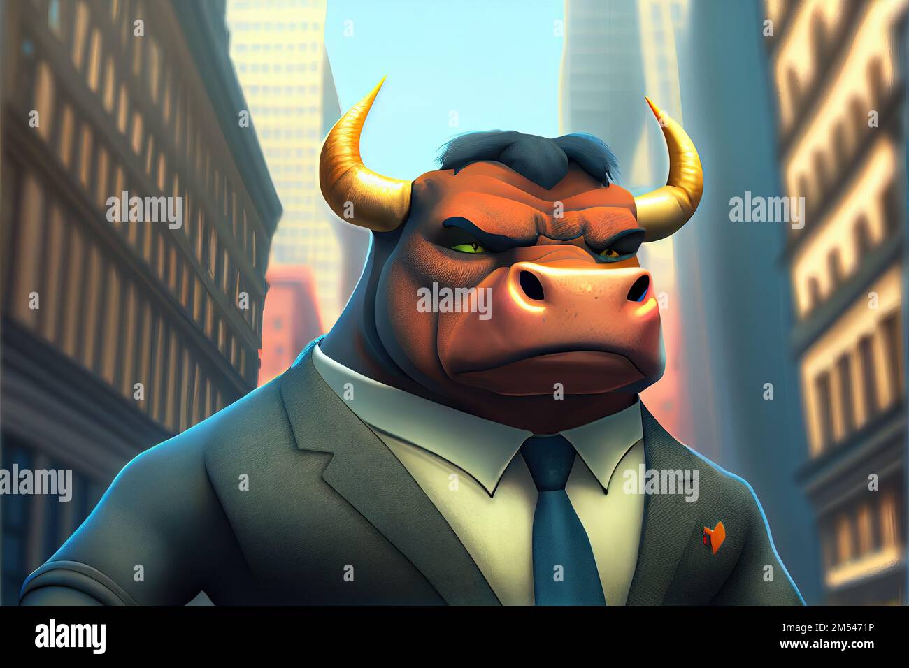 Wall street bull market hi-res stock photography and images - Alamy