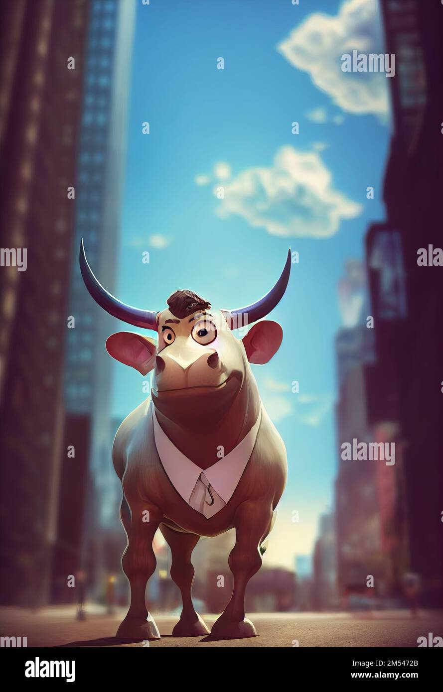 Wall street bull market hi-res stock photography and images - Alamy