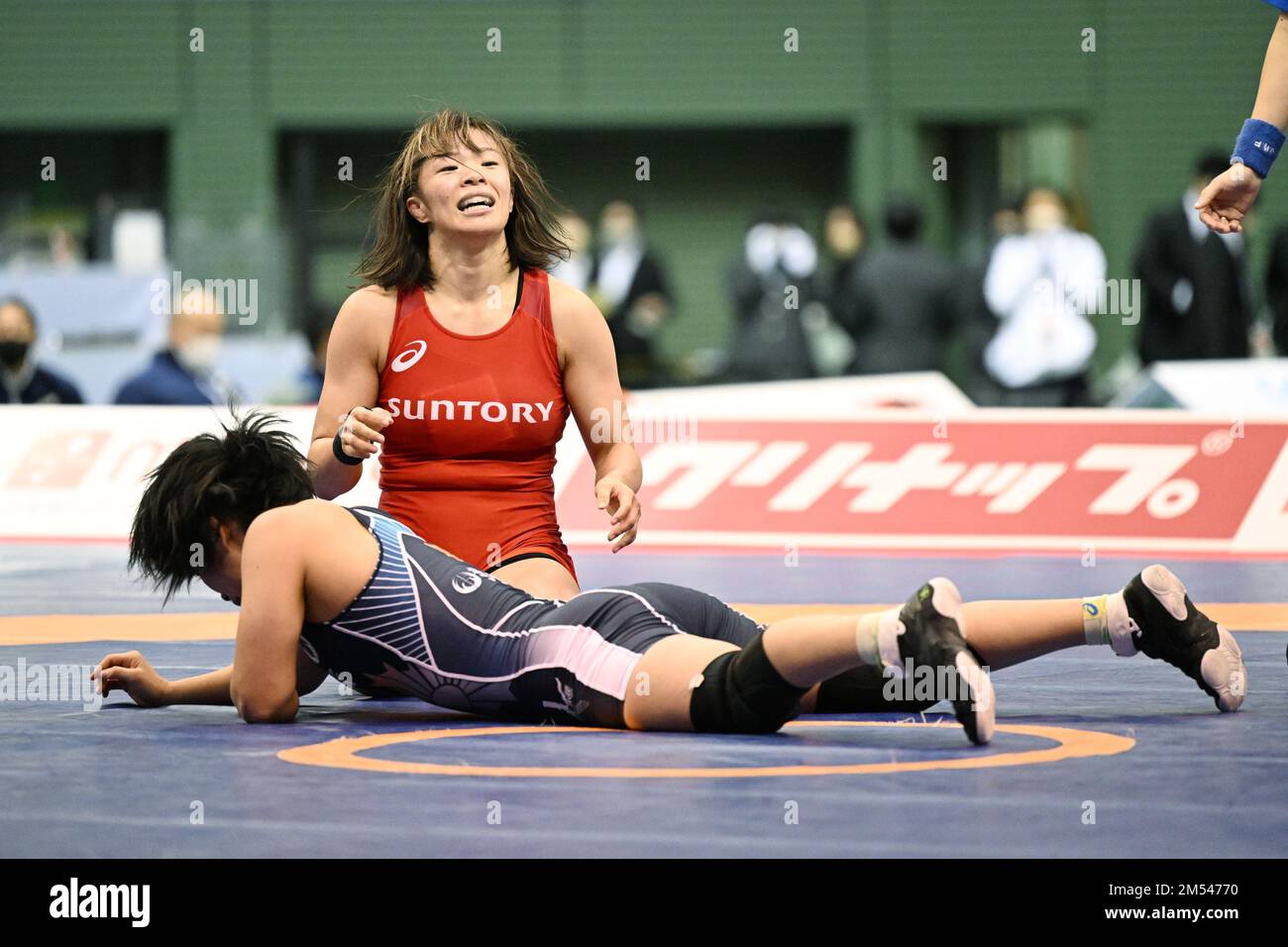 Komazawa Olympic Park Gymnasium, Tokyo, Japan. 22nd Dec, 2022. Risako ...