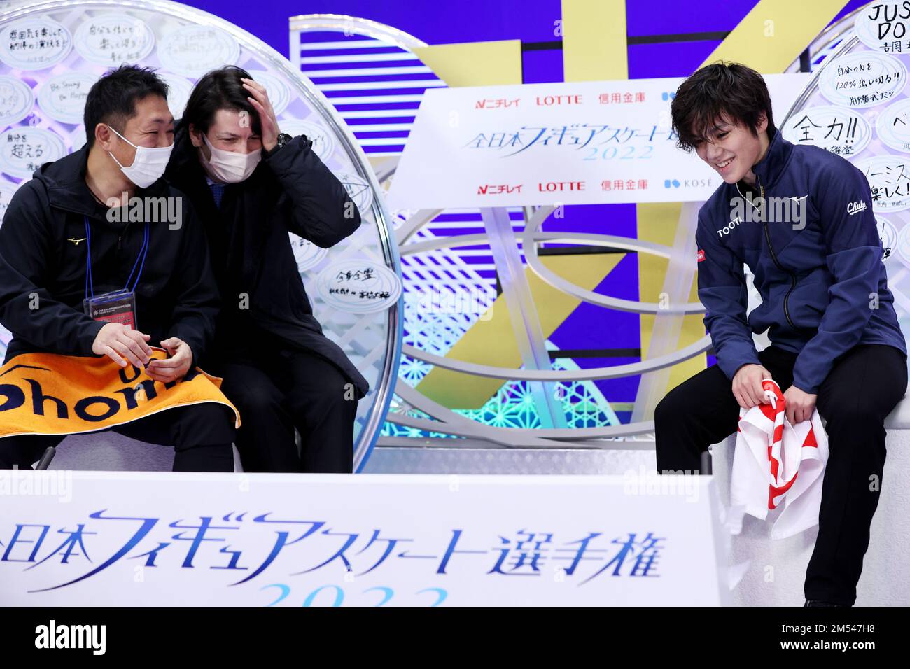 Towa Pharmaceutical RACTAB Dome, Osaka, Japan. 23rd Dec, 2022. (L-R ...