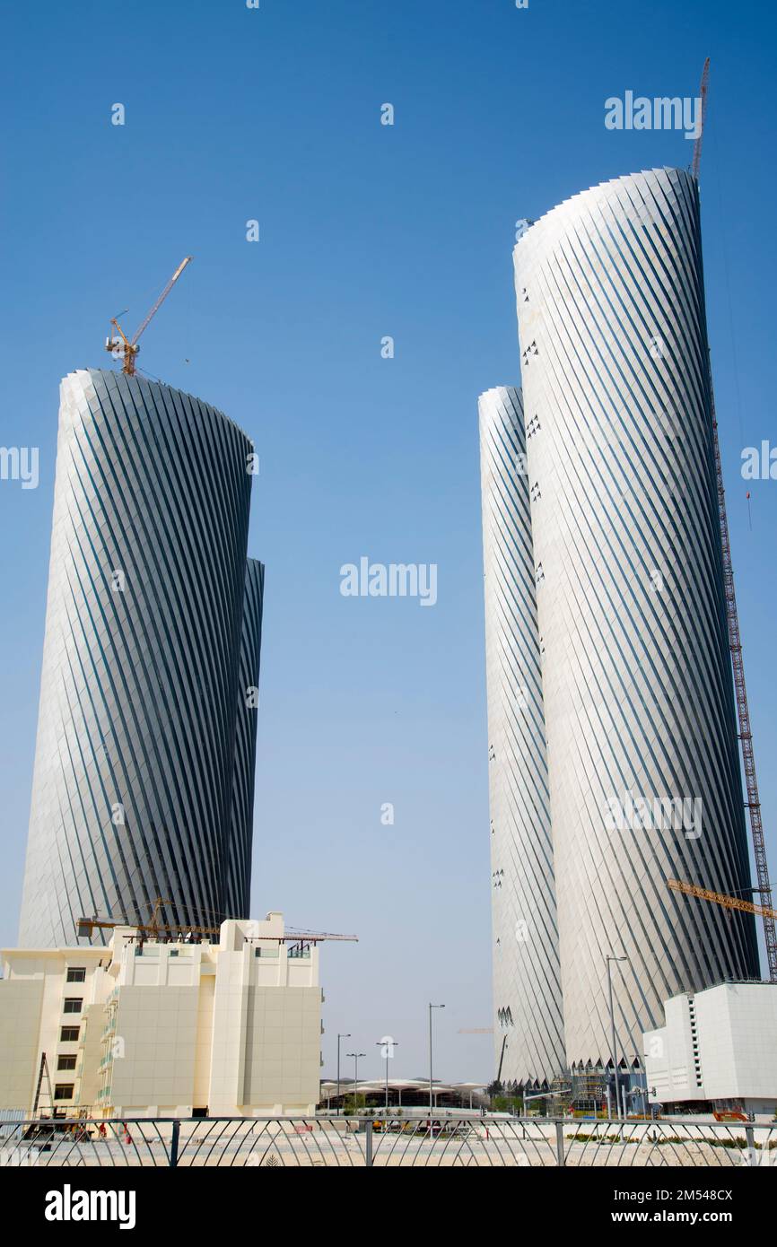 Lusail Plaza Towers - Qatar Stock Photo - Alamy