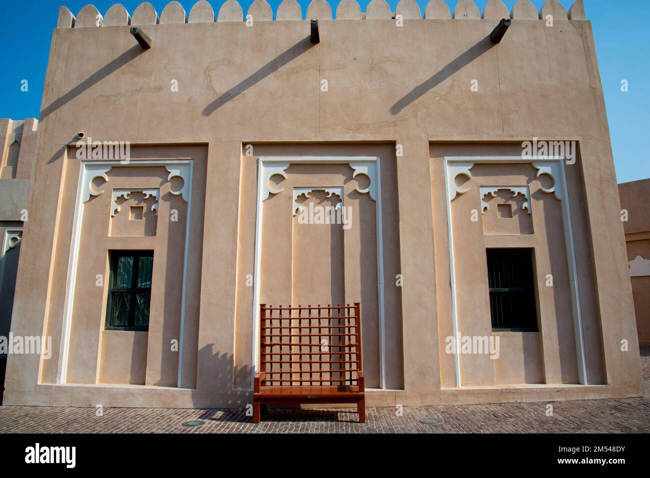 Traditional Arabic Architecture - Qatar Stock Photo - Alamy