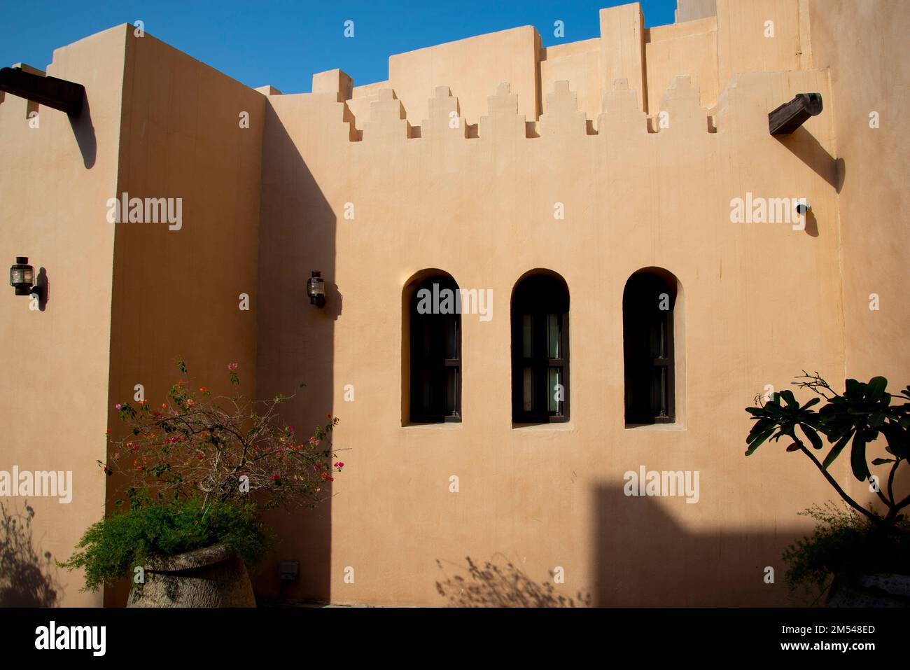 Traditional Arabic Architecture - Qatar Stock Photo - Alamy