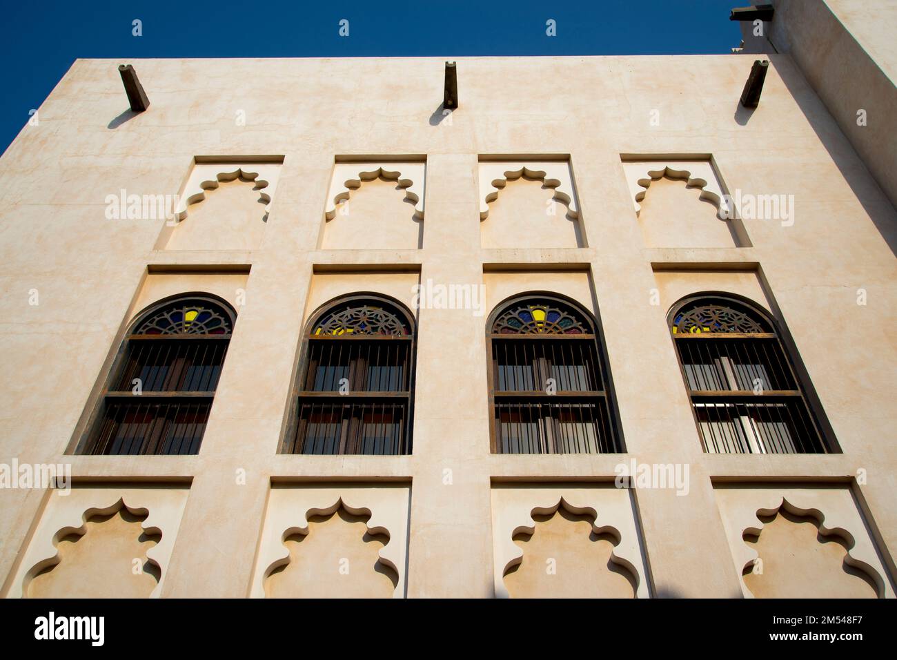 Traditional Arabic Architecture - Qatar Stock Photo - Alamy