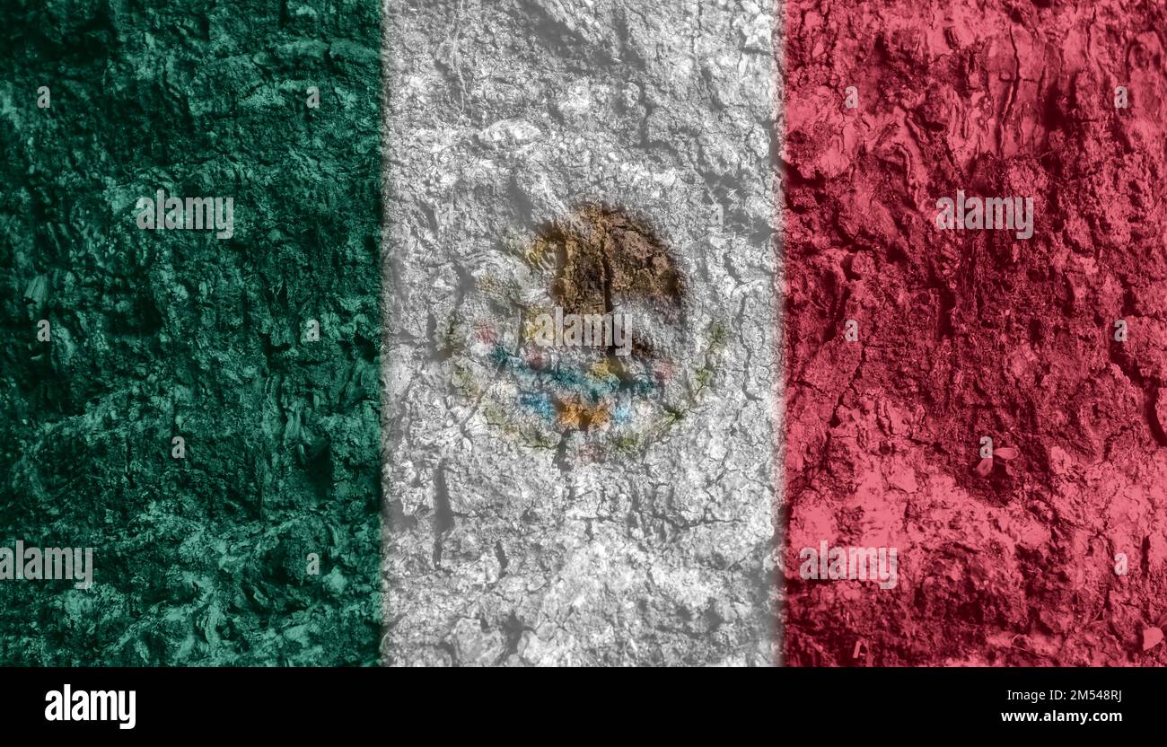 mexican flag texture as background Stock Photo - Alamy