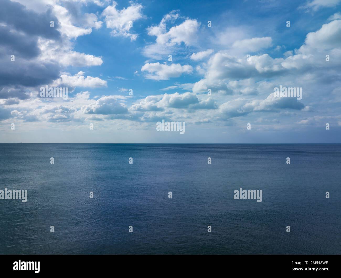 Sea surface aerial view,Bird eye view photo of blue sea waves with blue ...