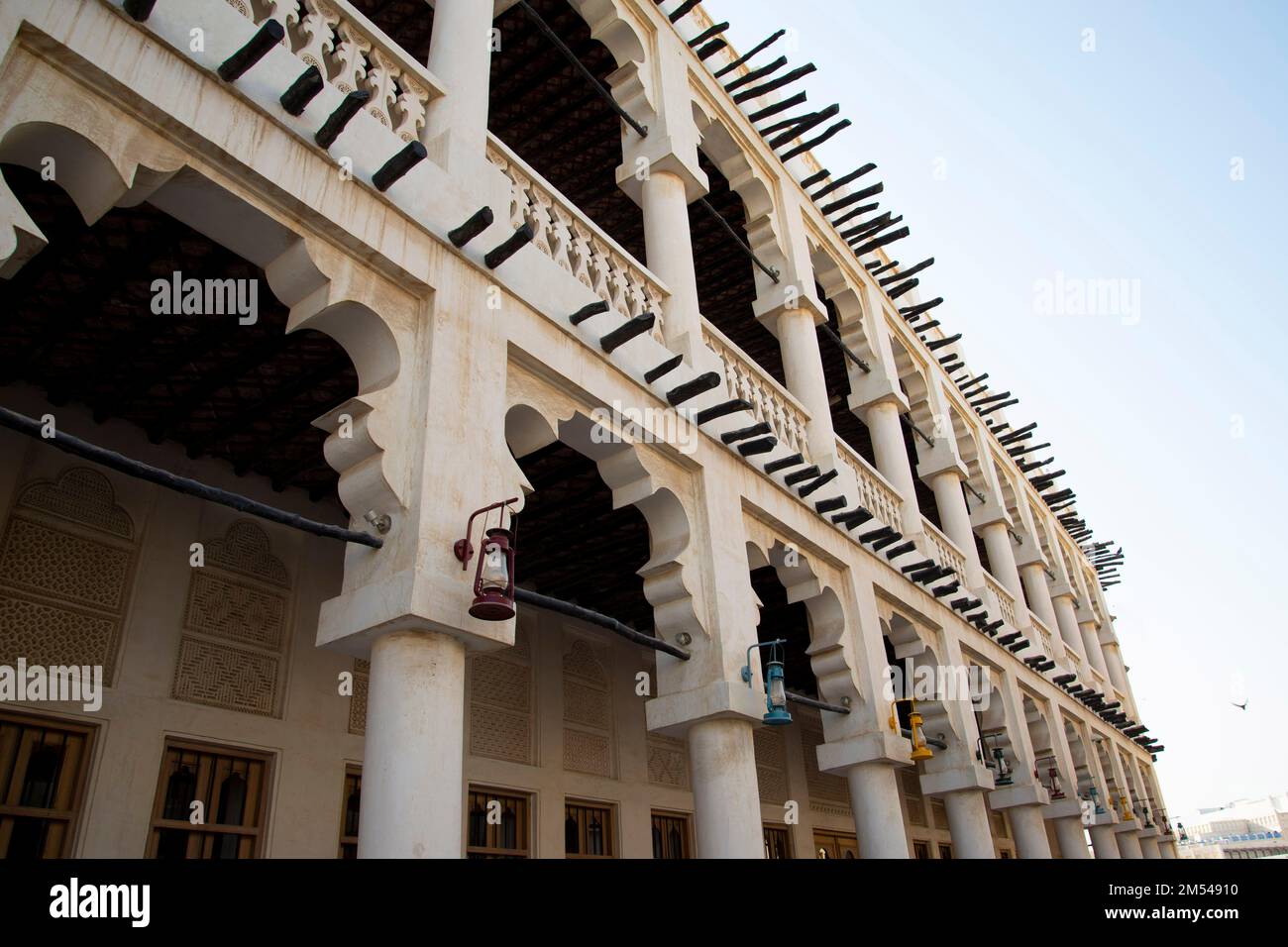 Traditional Arabic Architecture - Qatar Stock Photo - Alamy