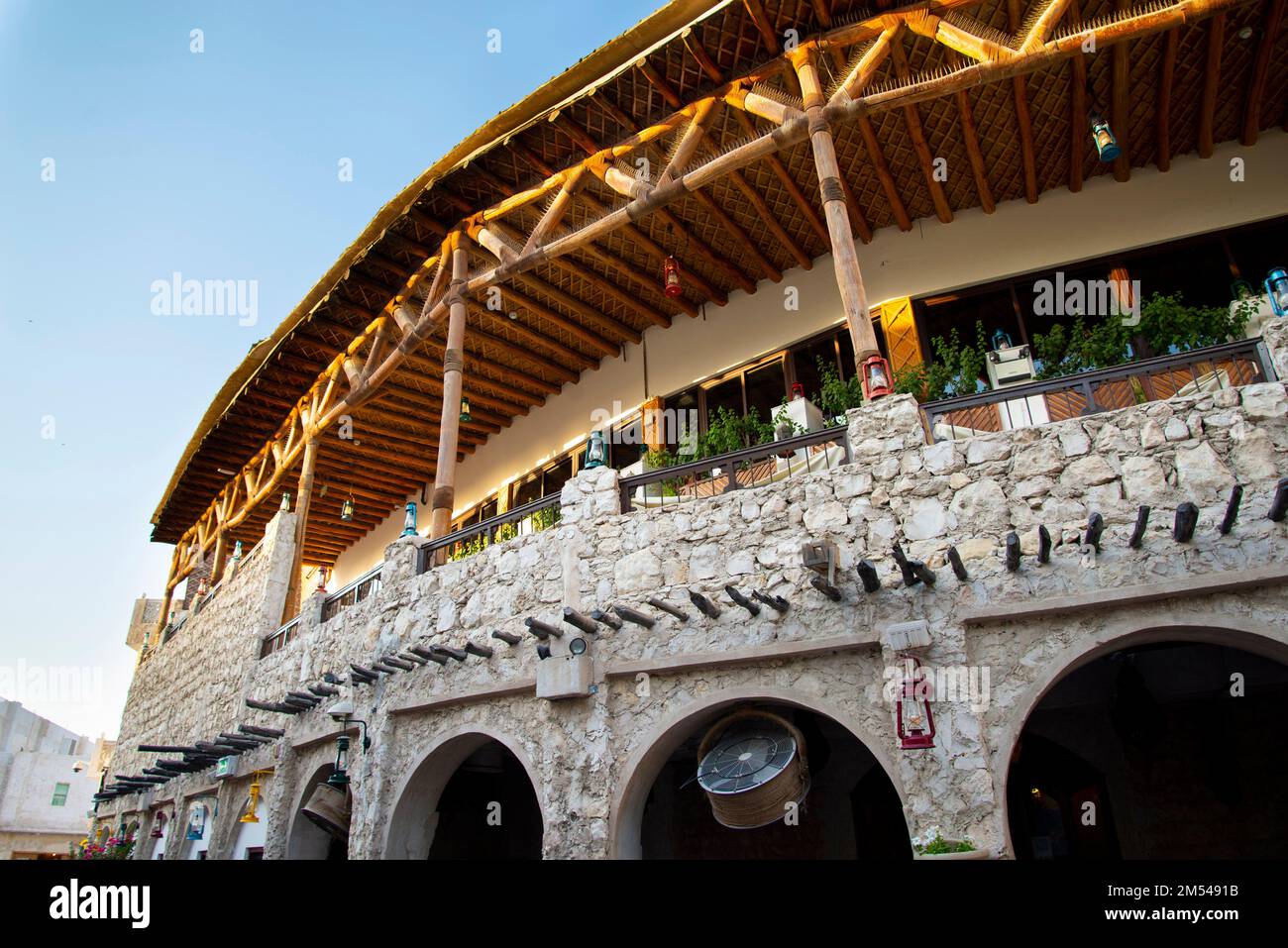 Traditional Arabic Architecture - Qatar Stock Photo - Alamy