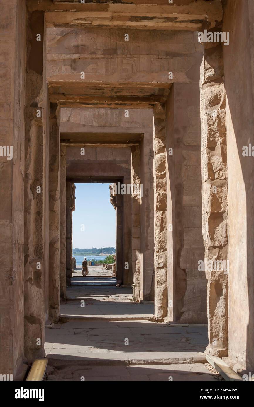 Temple of Sobek and Haroeris, Double Temple of Kom Ombo, Upper Egypt ...