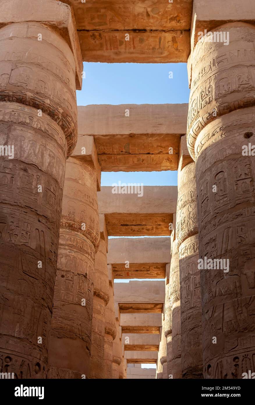 Karnak Temple Complex, Great Hall of Columns, Luxor, Southern Egypt ...