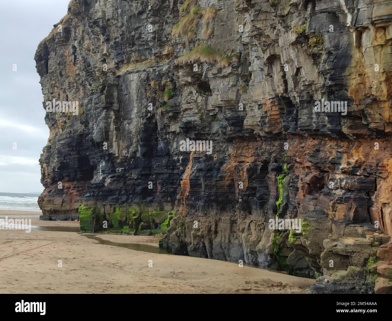 Caves on Ballybunion Beach, Co. Kerry, Ireland Stock Photo - Alamy